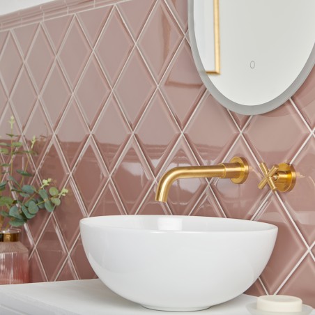 Modern Heritage Powder Room Moldura Tile | 5x15cm | Tile Kingdom