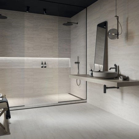 Lapis Light Grey Struktura Decor Matt Tile | 29.8x59.8cm | Tile Kingdom