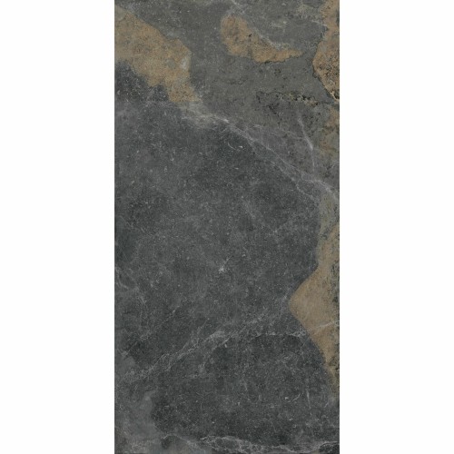 Strato Natural Rustic Black Slate Effect Sparkle | 59.5x59.5cm | Tile ...